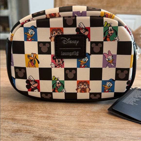 Disney | Other | Disney Loungefly Character Checkered Small Pouch Bag ...